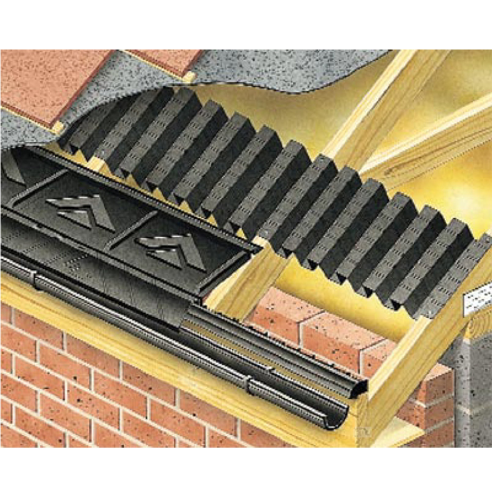 6 Metre Roof Vent Pack Eaves Fascia Ventilation — Homesmart